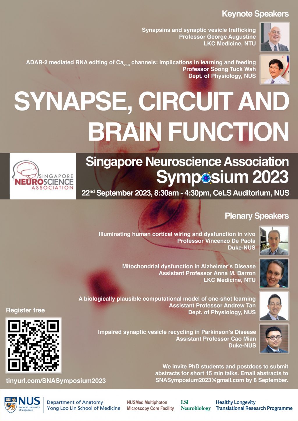 Singapore Neuroscience Association Symposium 2023 - Society for Neuroscience Singapore Chapter